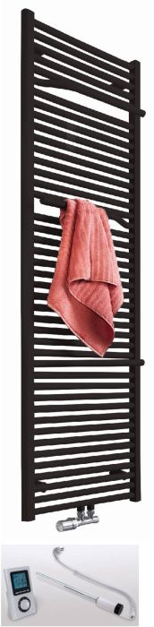 Ben Lineos Elektrische Designradiator 60x177,5 cm Zwart
